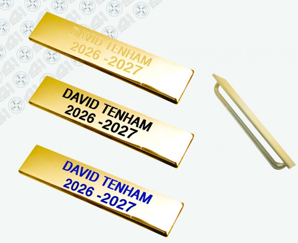 Gold Name Bar – 41 Club Sales
