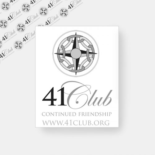 41 Club logo Sticker – 41 Club Sales