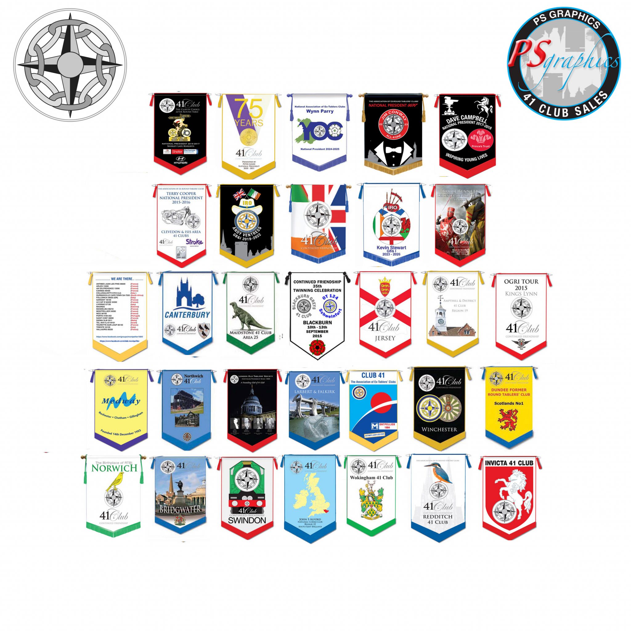 Club Pennants – 41 Club Sales